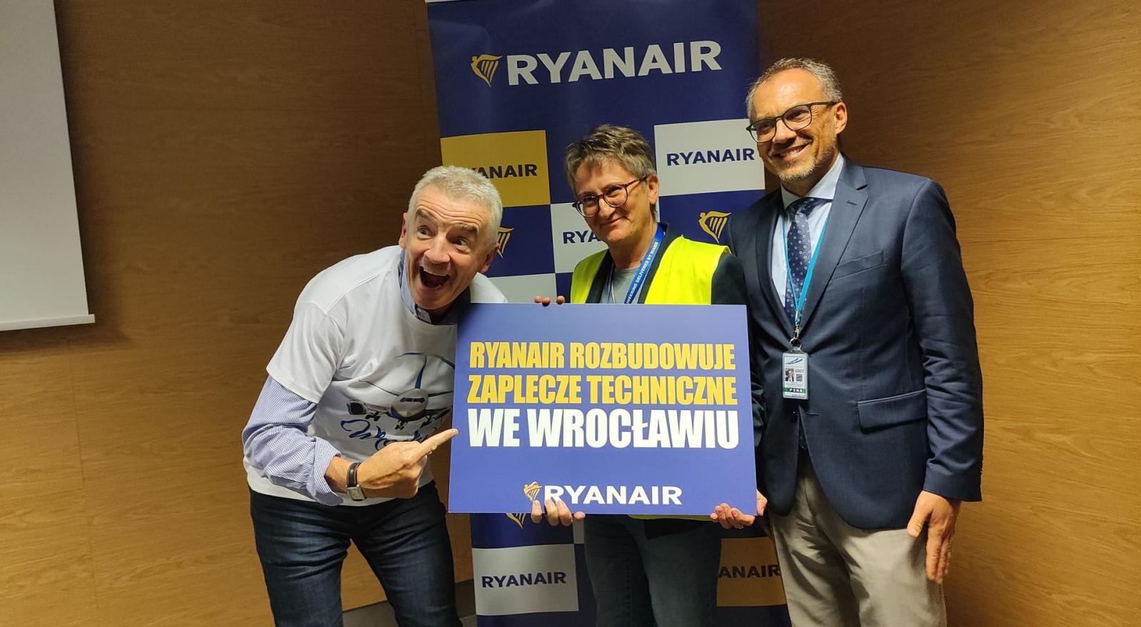 Ryanair airline to expand its aircraft maintenance facilities in Wroclaw
